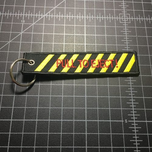 Pull To Eject! – Keychain – Redline Fresh